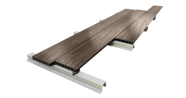Deck terasa WPC PREMIUM, tip pardoseala/dusumea WPC, placa co extrudata ...