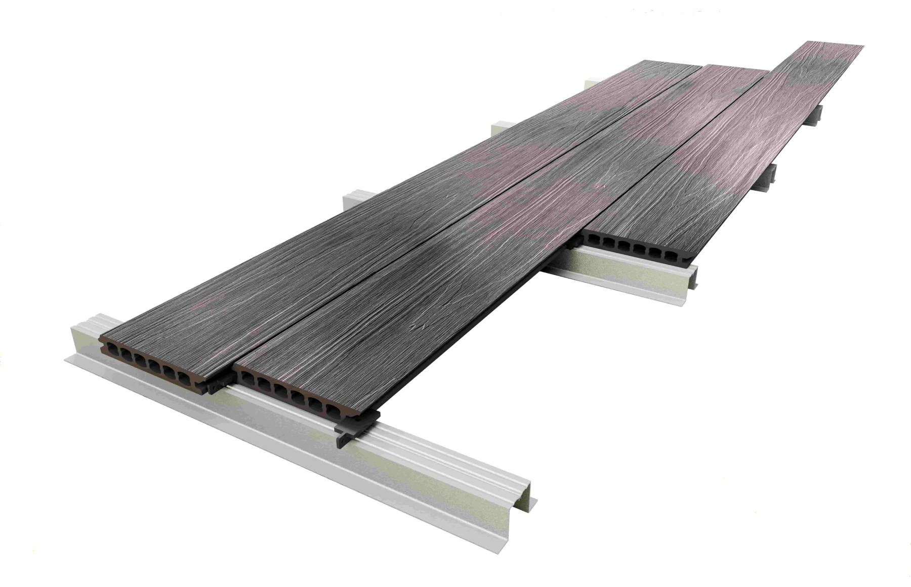 Deck terasa WPC PREMIUM, tip pardoseala/dusumea WPC, placa co extrudata ...